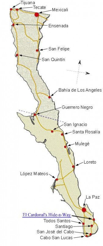 El Cardonal, Until We Couldn't Drive Anymore - One Road at a Time