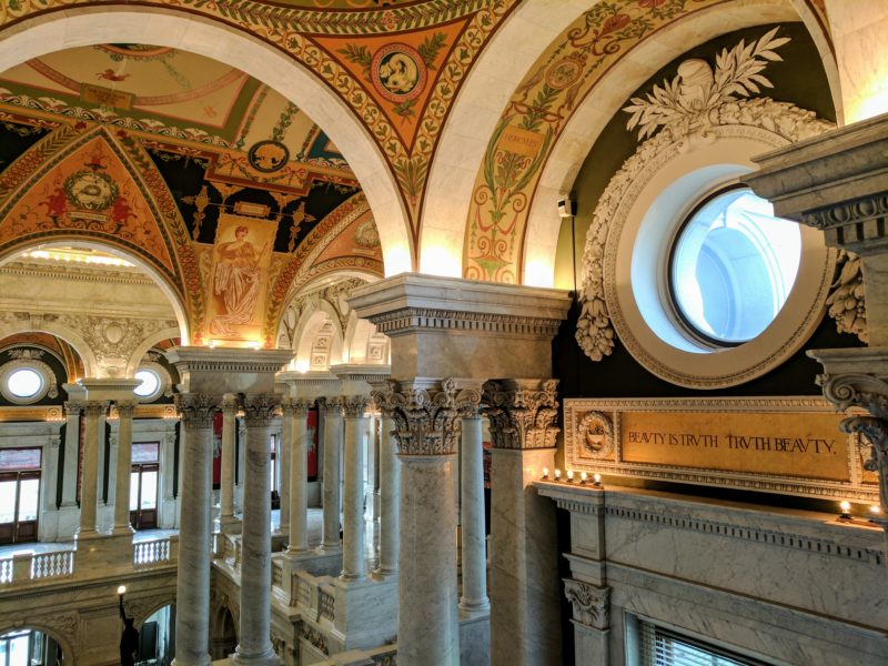Washington, DC - The Library of Congress - One Road at a Time