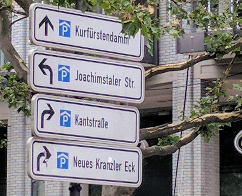 German street names - One Road at a Time