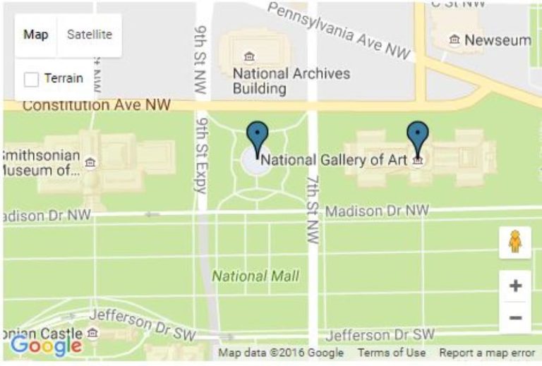National Gallery of Art & Sculpture Garden - One Road at a Time